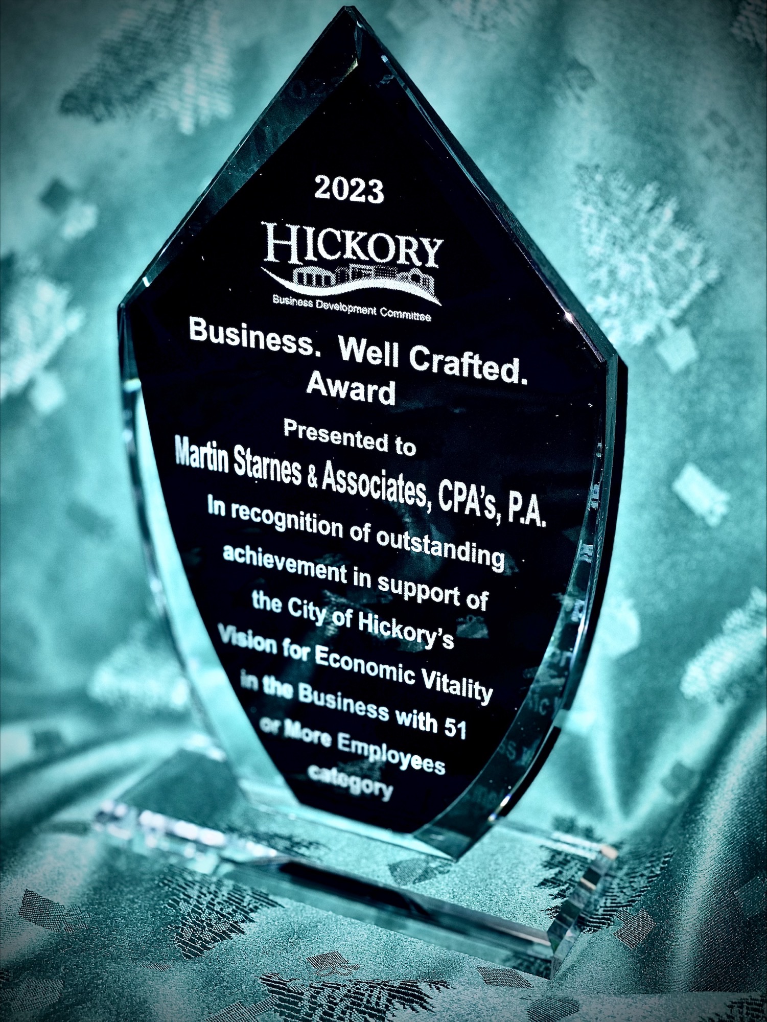 2023 Business. Well Crafted. Award - Martin Starnes & Associates, CPAs ...